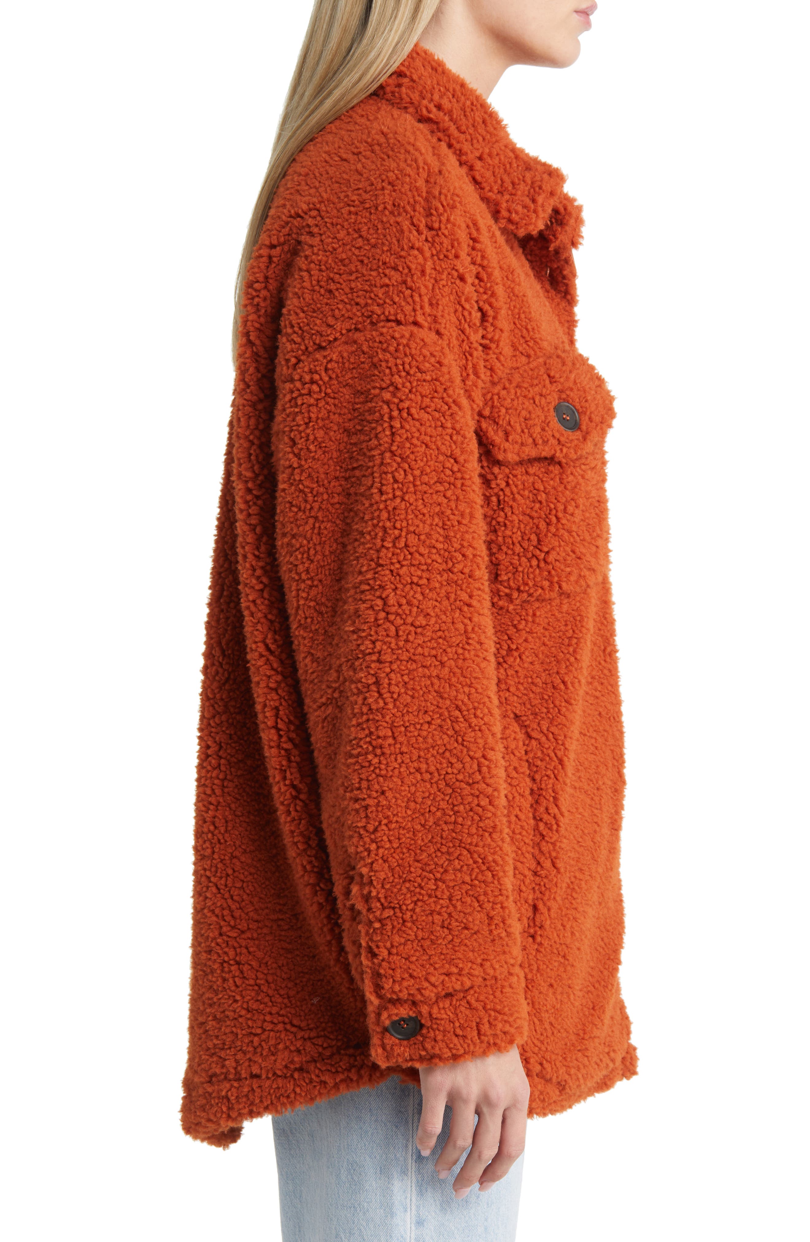 Thread & Supply High Pile Fleece Shacket | Nordstrom