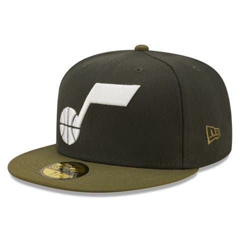 Men's New Era Charcoal/Olive Utah Jazz Two-Tone 59FIFTY Fitted Hat