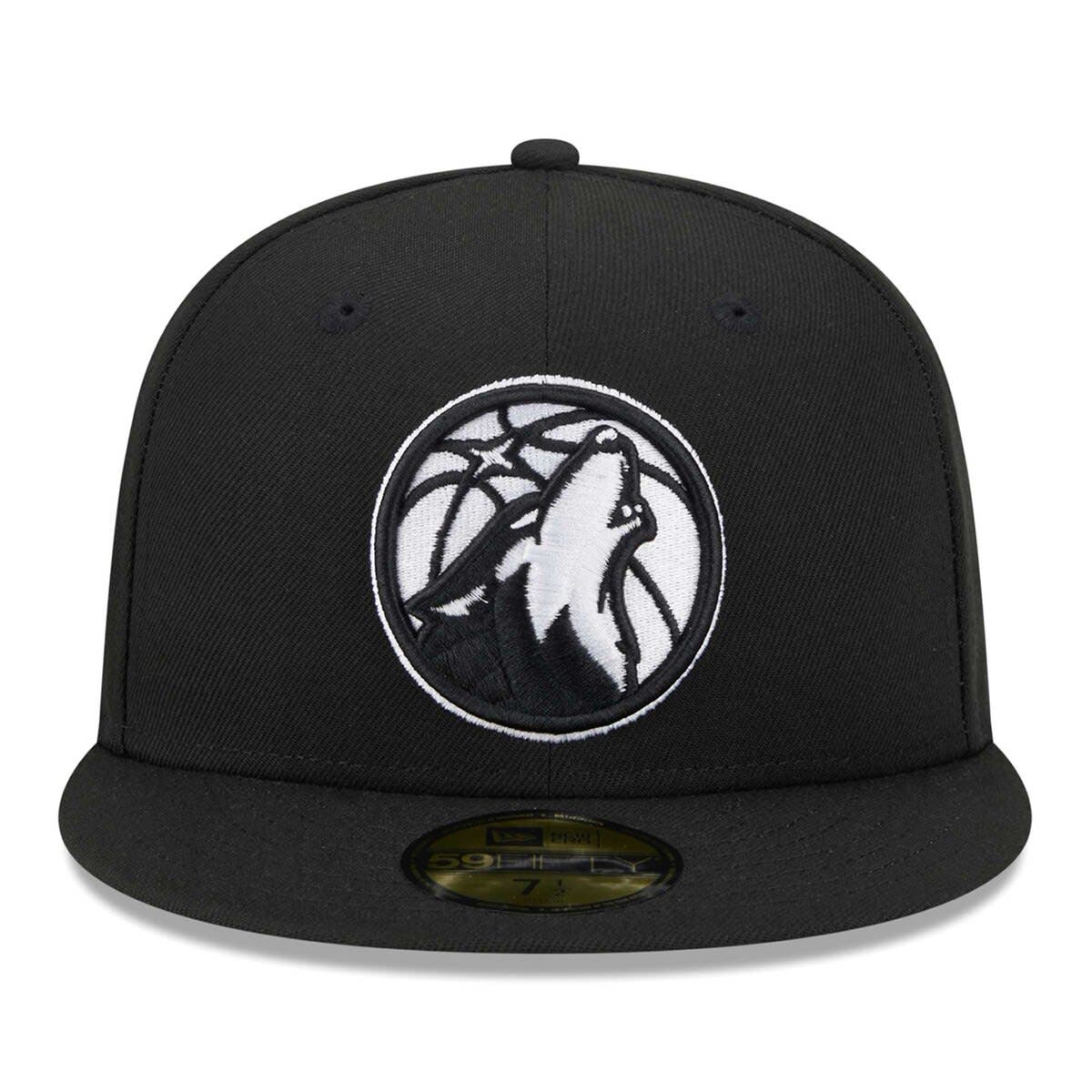 New Era Men's New Era Black Minnesota Timberwolves Evergreen 59FIFTY ...