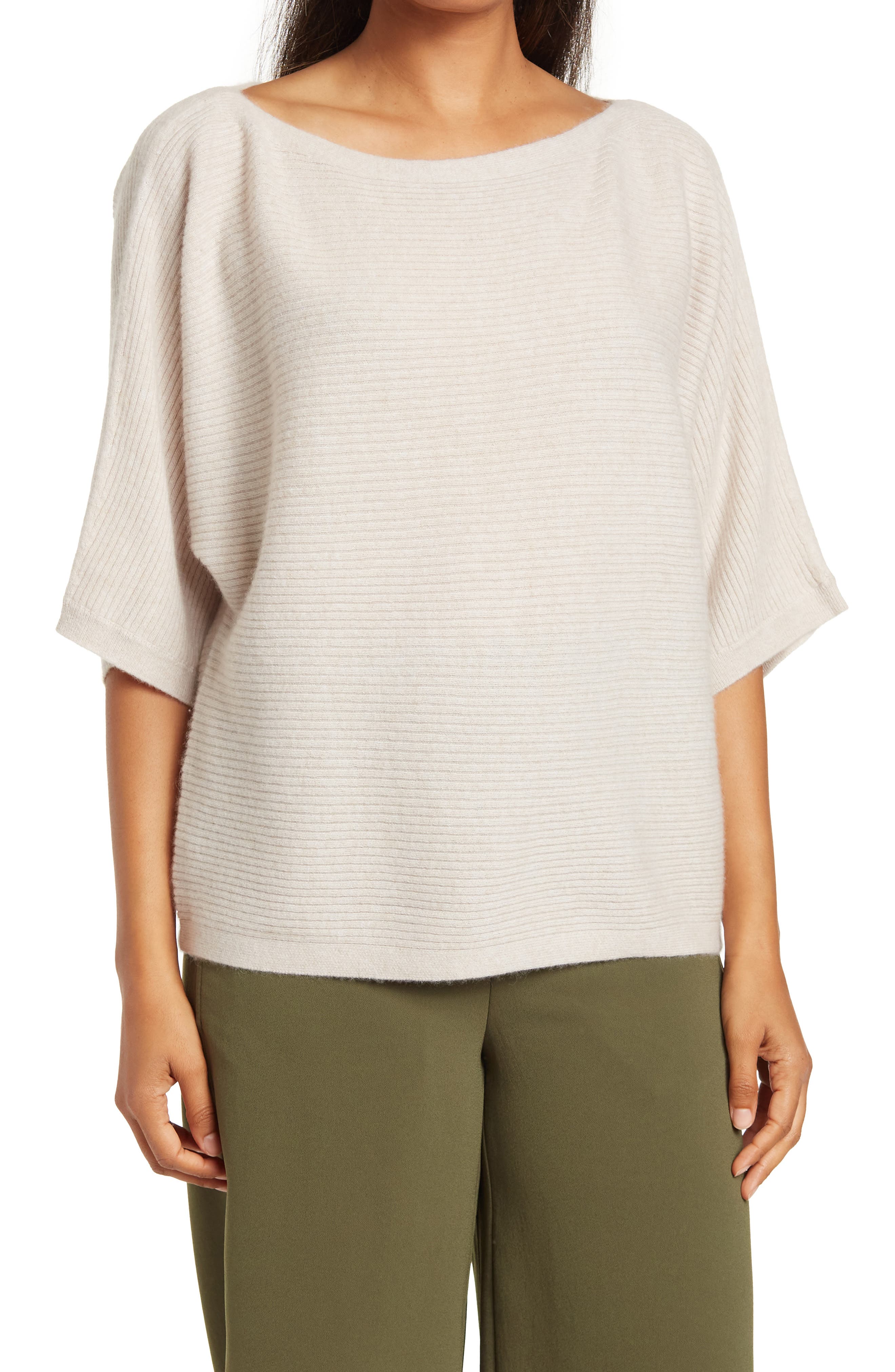 Magaschoni Cashmere Off-Shoulder Sweater | Nordstromrack