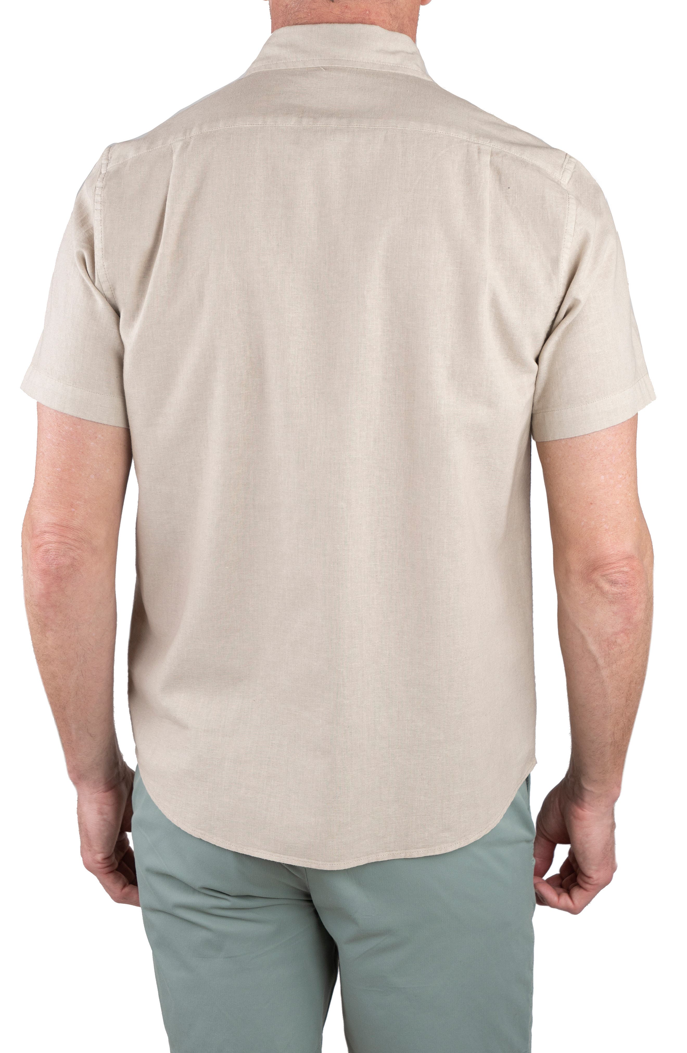 Tailor Vintage Puretec Linen Cotton Button-Up Shirt | Nordstromrack