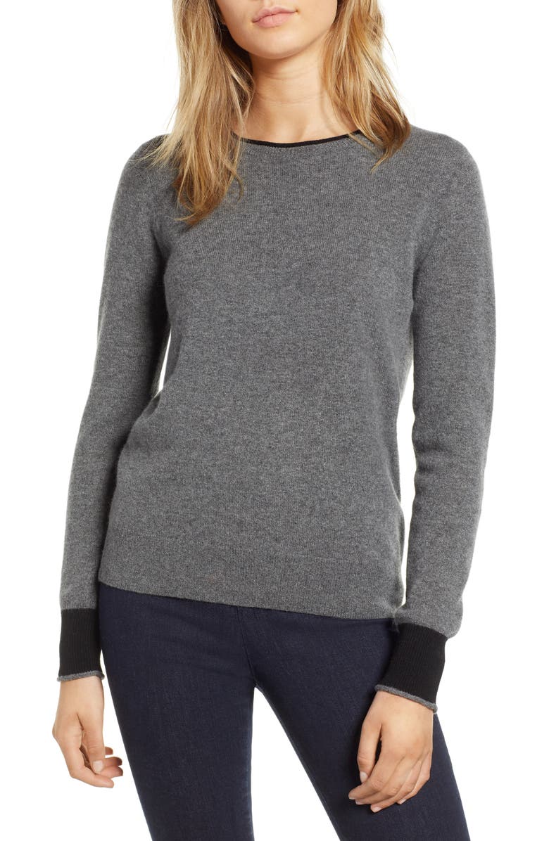 1901 Cashmere Crewneck Sweater (Regular & Petite) | Nordstrom 1901 Cashmere Crewneck Sweater (Regular & Petite) | Nordstrom