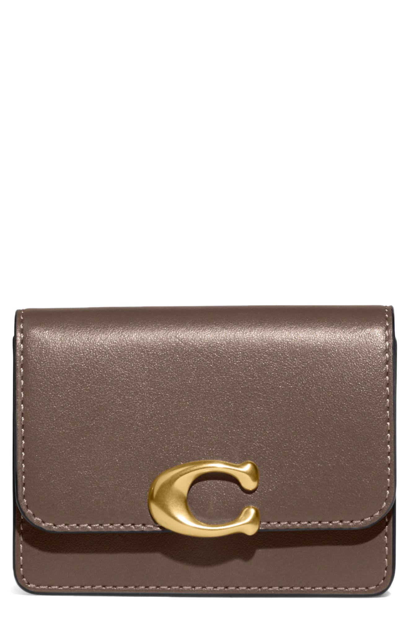 COACH Bandit Leather Card Holder | Nordstrom