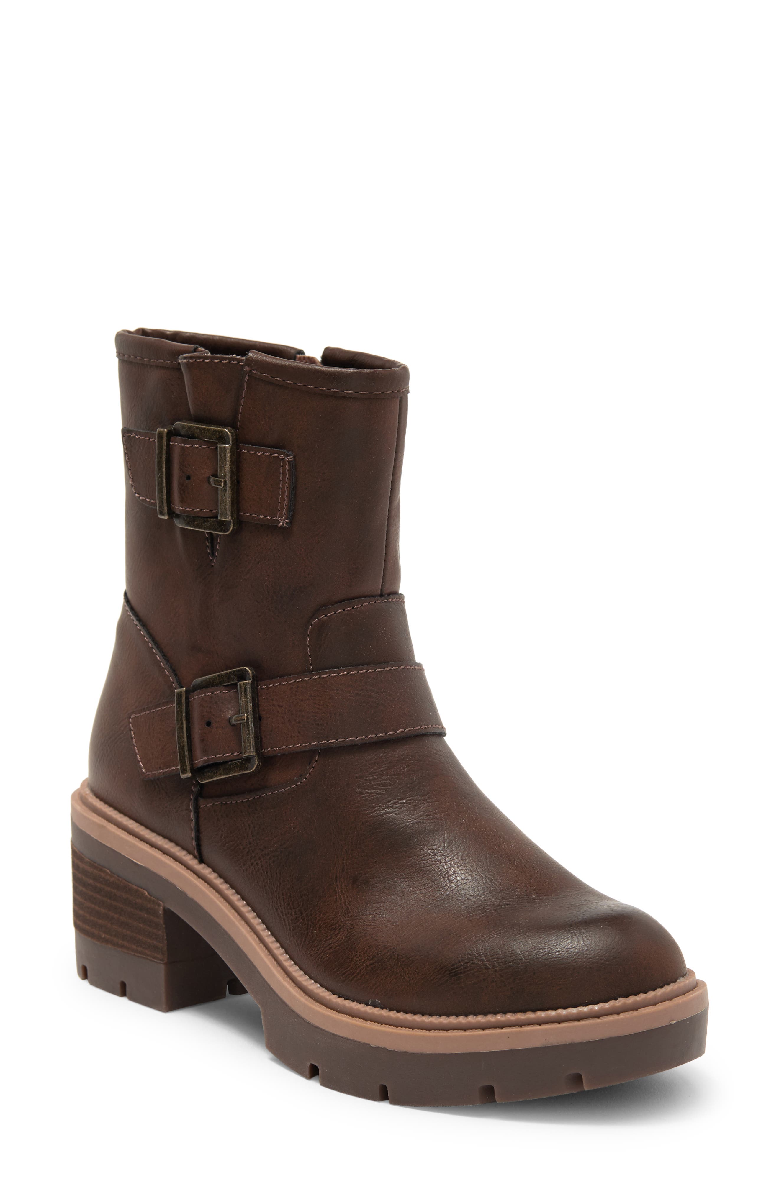 B O C BY BØRN Monika Platform Moto Bootie (Women) | Nordstromrack