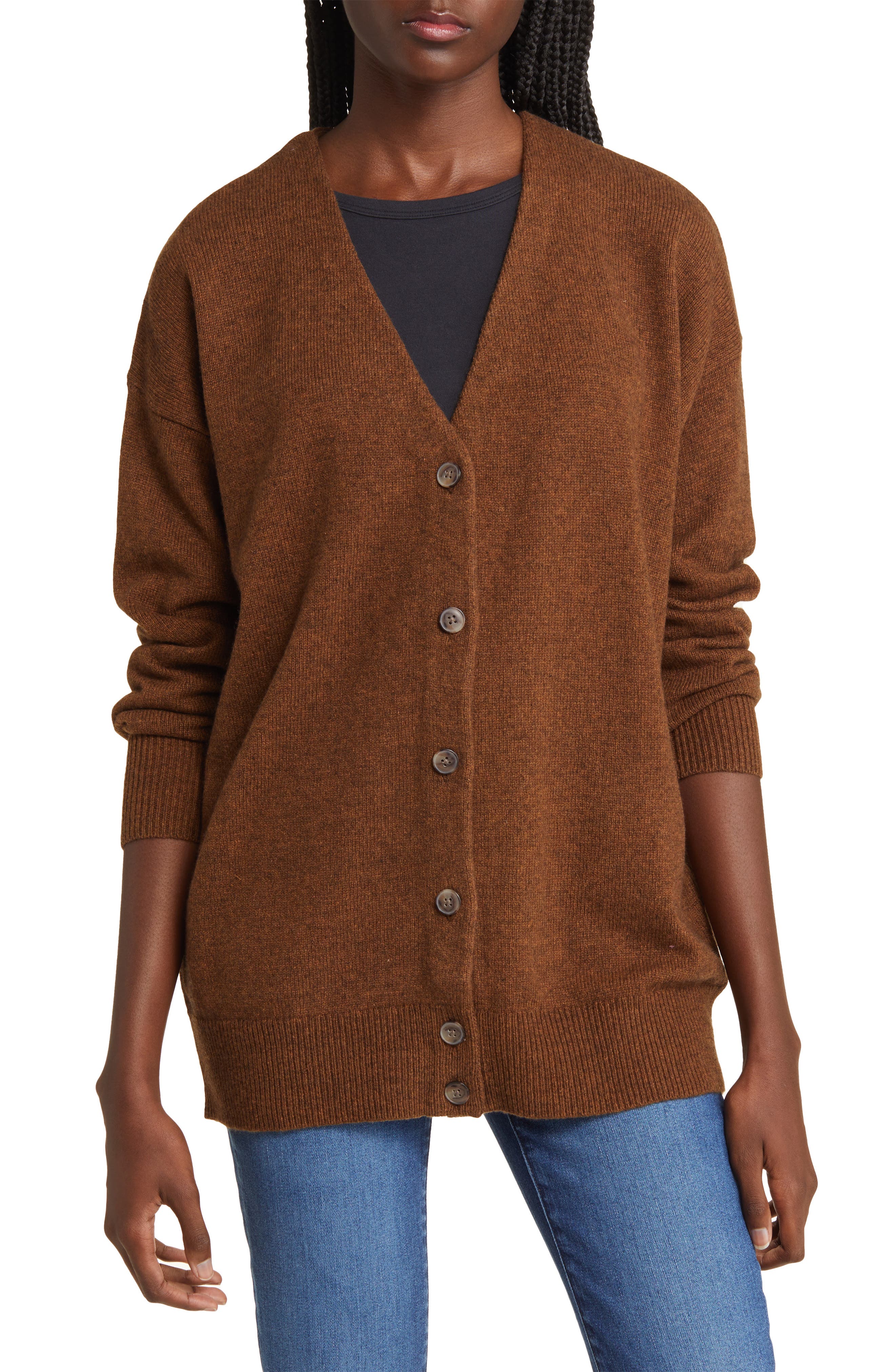 Madewell V-Neck Relaxed Cardigan | Nordstrom
