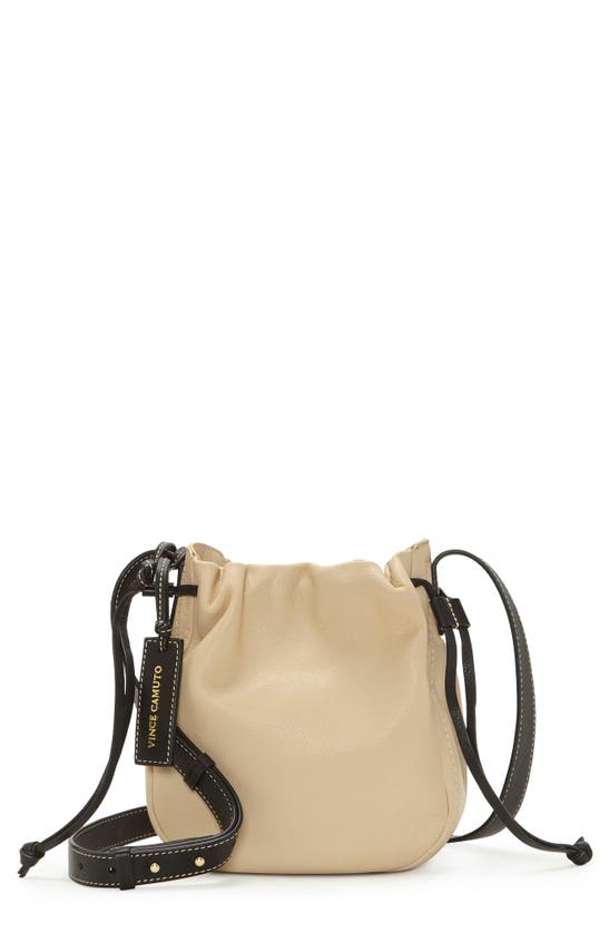 Vince Camuto Fabia Leather Bucket Bag In Bone Multi | ModeSens