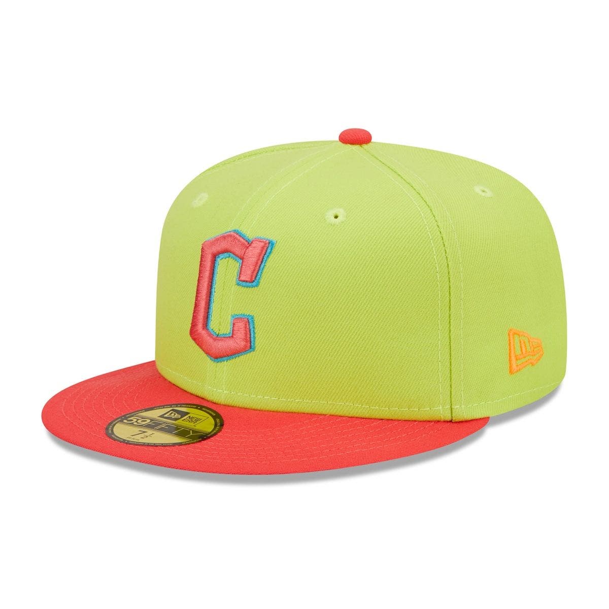 New Era Men's New Era Green/Red Cleveland Guardians Cyber Highlighter ...