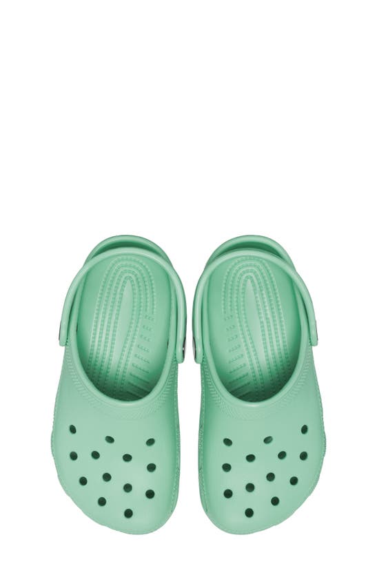 Crocs Kids' Classic Clog Sandal In Jade Stone | ModeSens