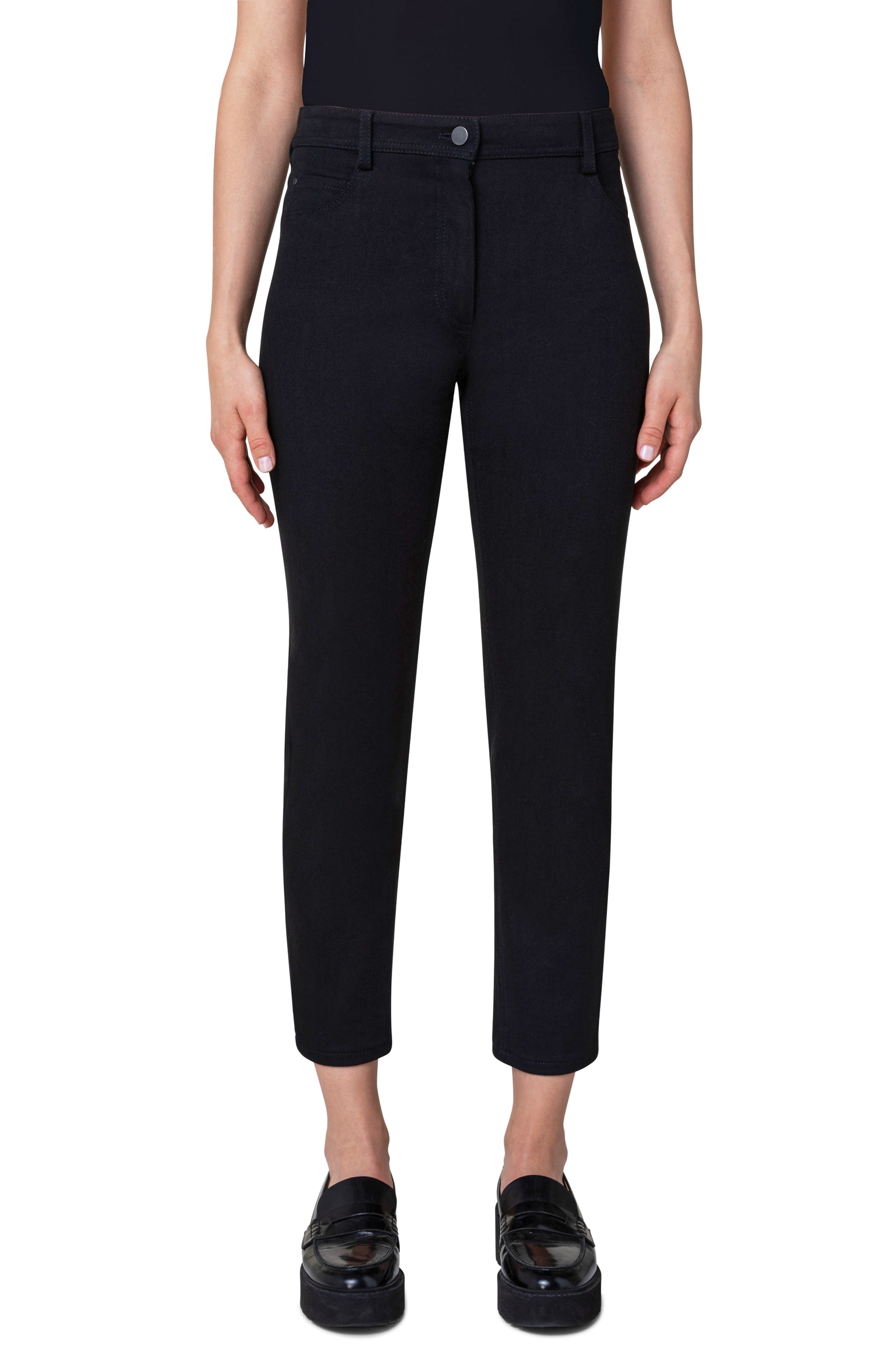 Akris punto Maru Ankle Tapered Leg Jeans | Nordstrom