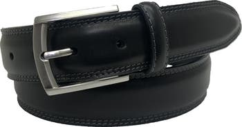 BOCONI Embossed Logo Leather Belt | Nordstromrack