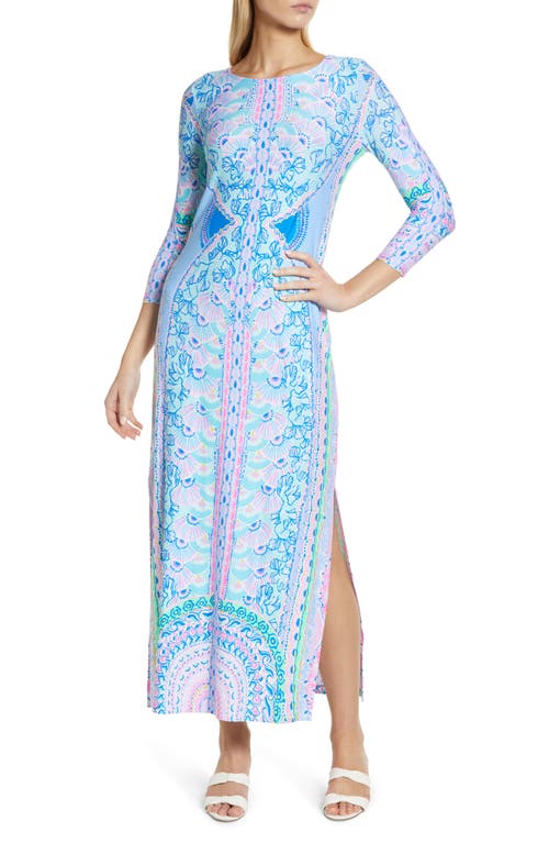 Lilly Pulitzer® Morgan Print Knit Maxi Dress in Multi Seaside Shindig ...
