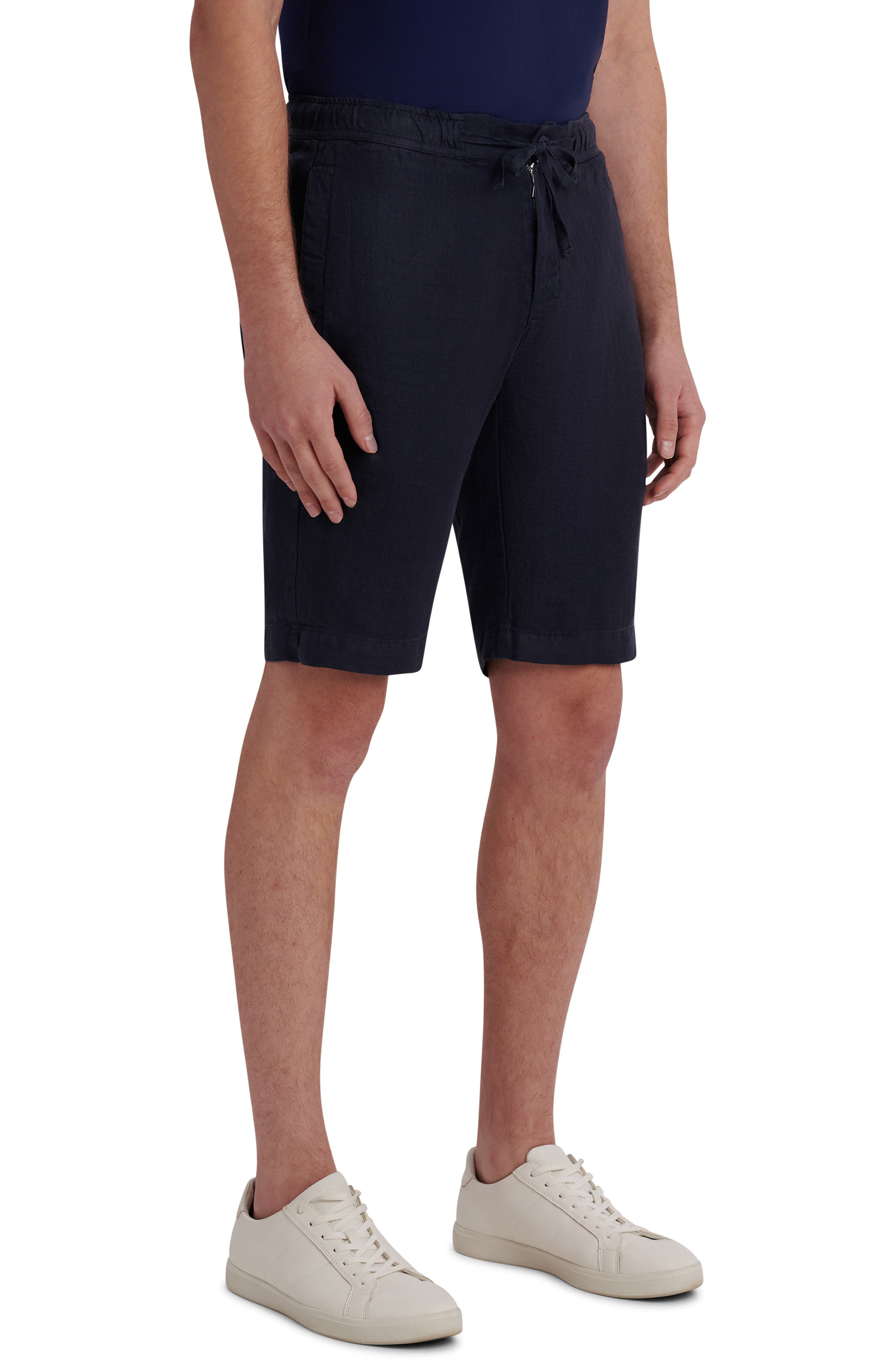 Bugatchi Drawstring Linen Shorts | Nordstrom