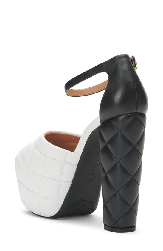 Jessica Simpson Dameka Ankle Strap Platform Sandal In Bright White ...