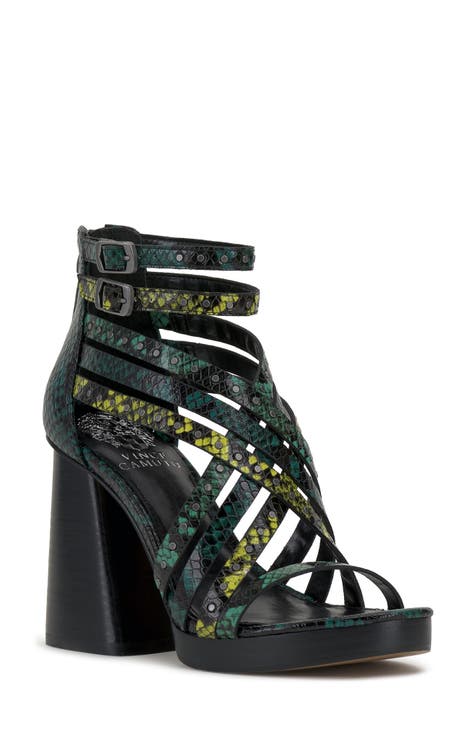 Women's Blue/Green High Heel Sandals | Nordstrom