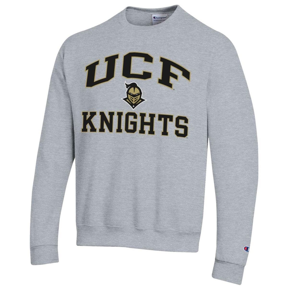 Champion Men's Champion Heather Gray UCF Knights High Motor Pullover ...