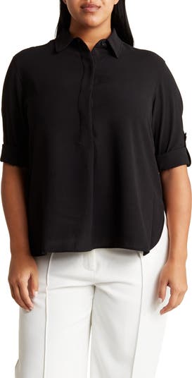 MAX STUDIO Textured Popover Tunic | Nordstromrack