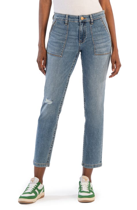 Women's Mid Rise Straight-Leg Pants | Nordstrom