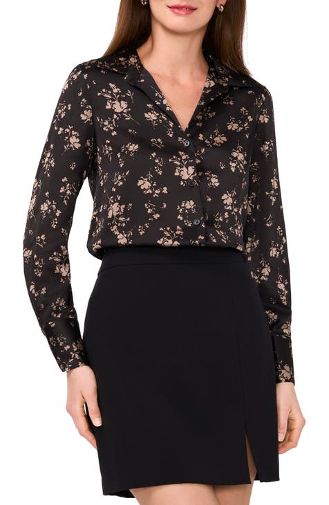 Women's Black Button Up Tops | Nordstrom