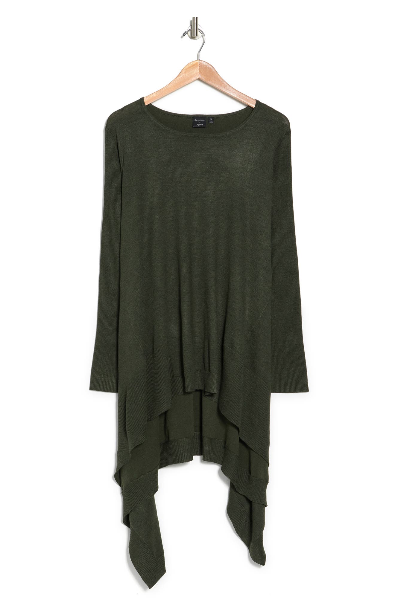 CYRUS Asymmetrical Long Sleeve Sweater | Nordstromrack