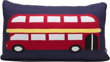 RIAN TRICOT Double Decker Bus Accent Pillow | Nordstrom