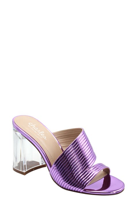 Women's Purple High Heel Mules & Slides | Nordstrom