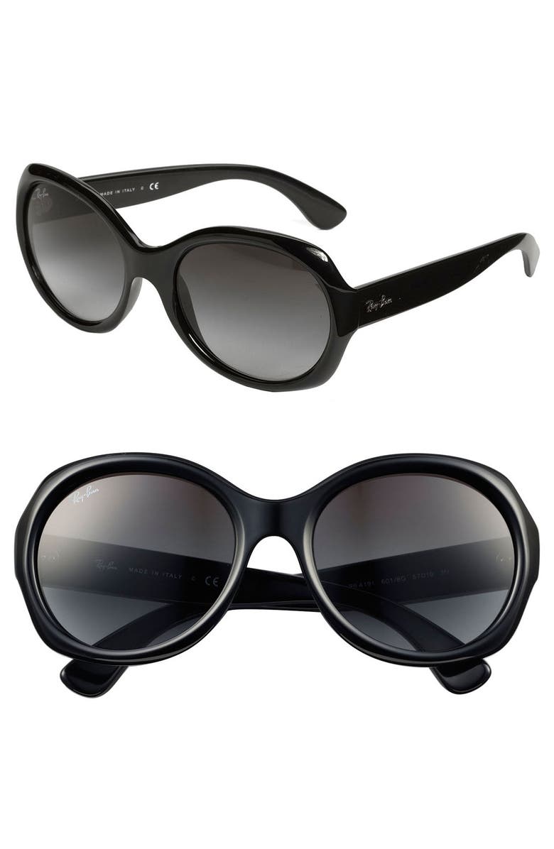 Ray Ban Round Glamour 56mm Polarized Sunglasses Nordstrom