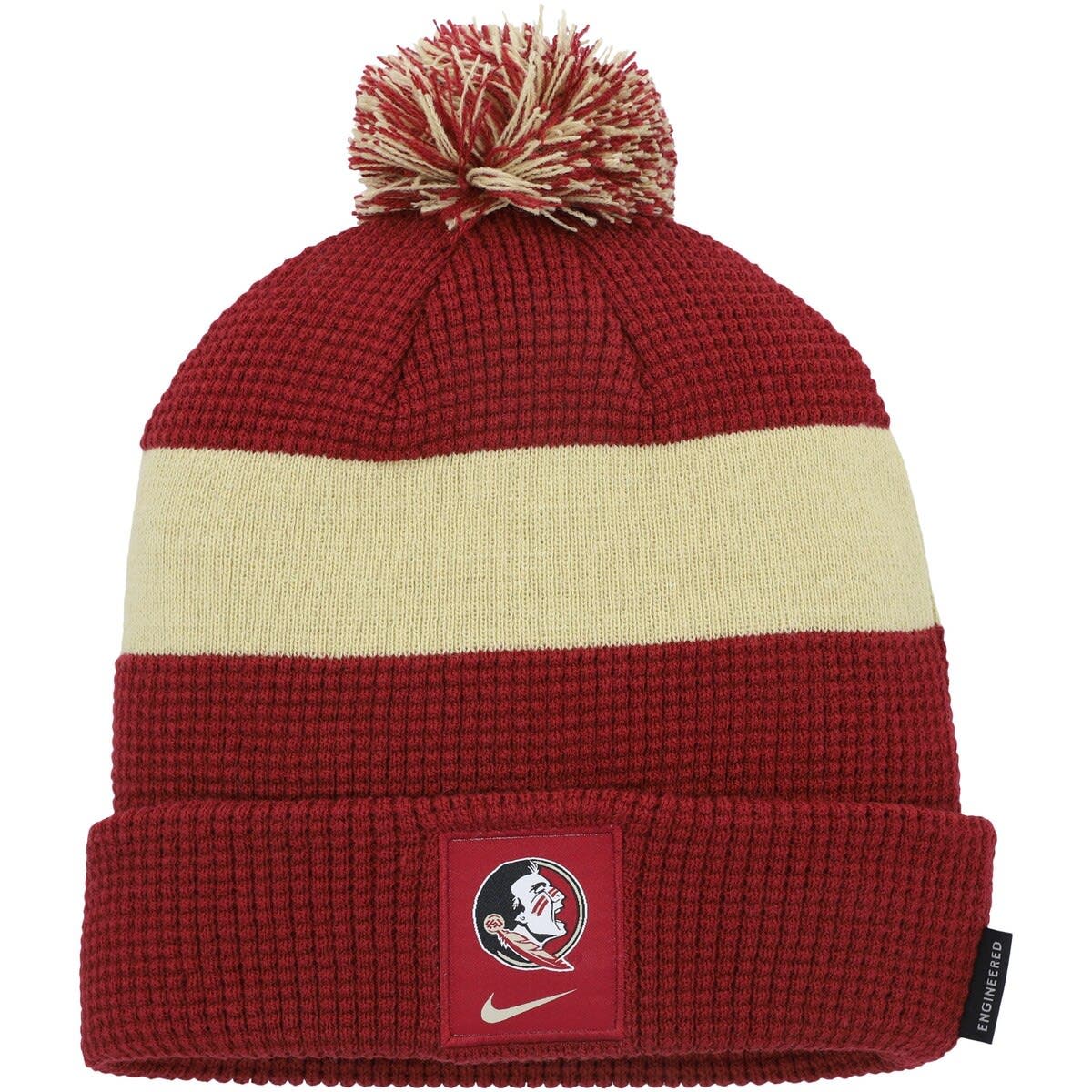 Nike Youth Nike Garnet Florida State Seminoles Cuffed Knit Hat with Pom ...