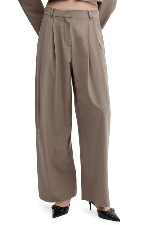 Womens Pleated Wide Leg And Palazzo Pants Nordstrom Rack