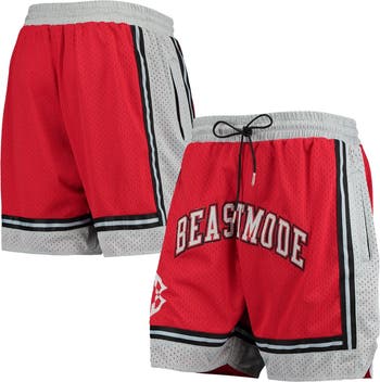 New Jersey Sets Men's Gray/Red Beast Mode Basketball Shorts | Nordstrom