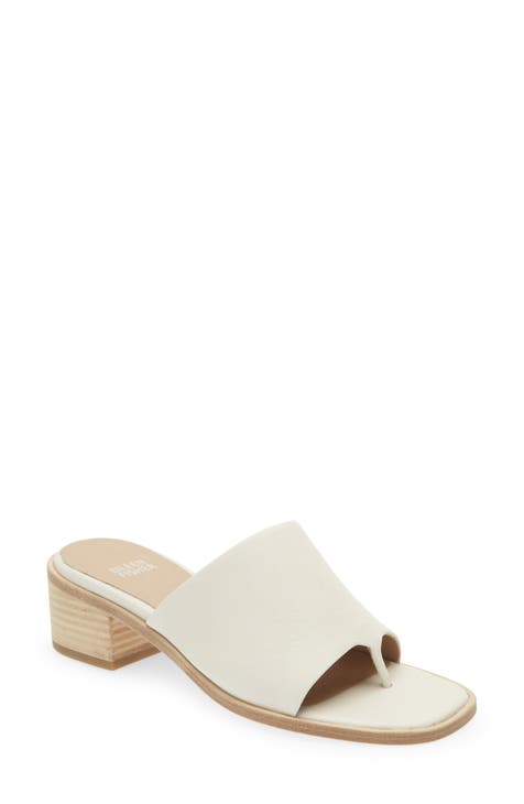 White Block-Heel Sandals for Women | Nordstrom