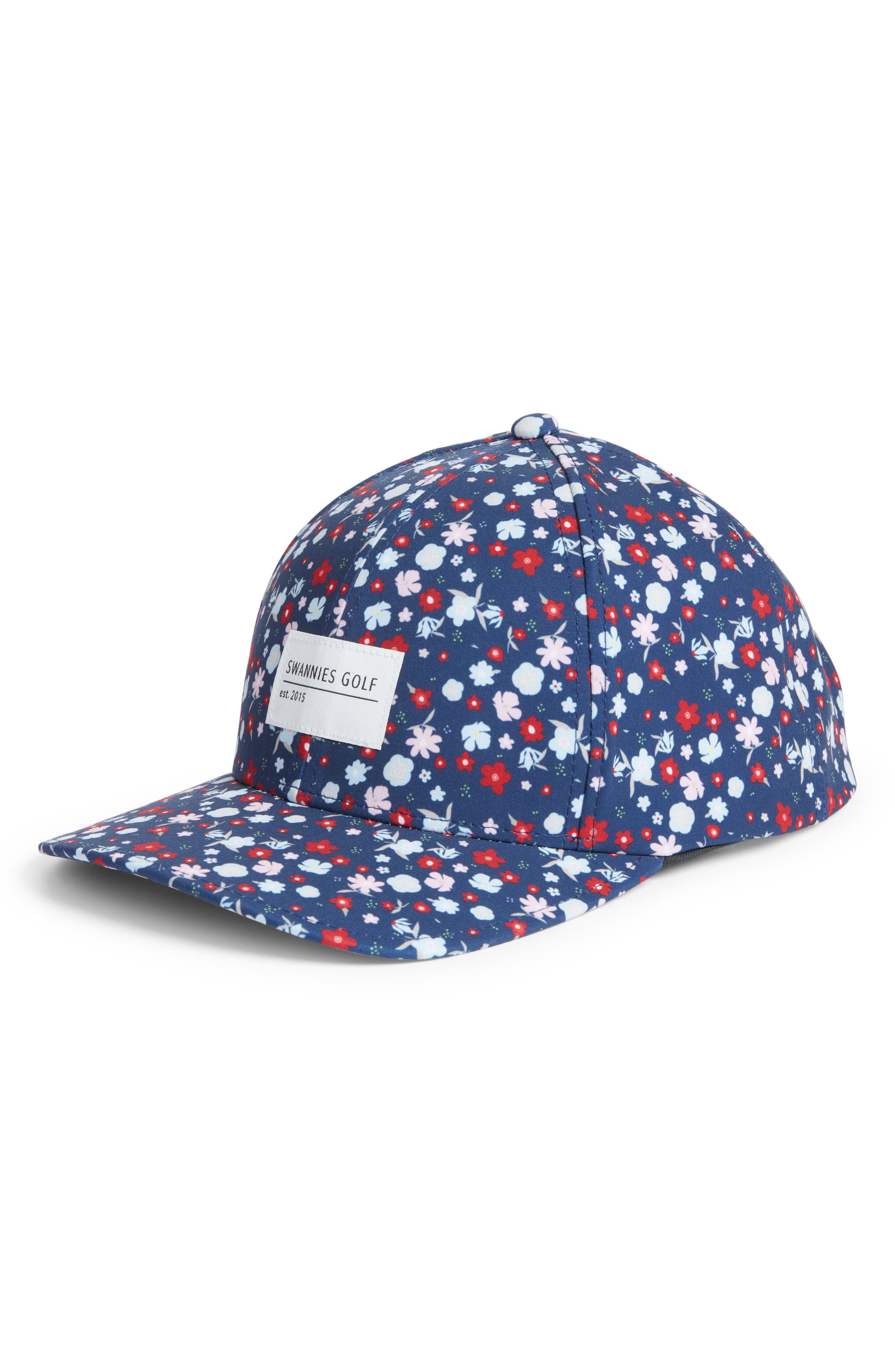 Swannies Milholland Floral Water Repellent Stretch Baseball Cap | Nordstrom