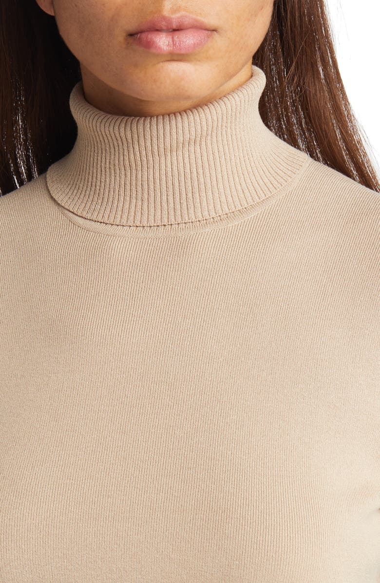 Anne Klein Short Sleeve Turtleneck Sweater Nordstrom