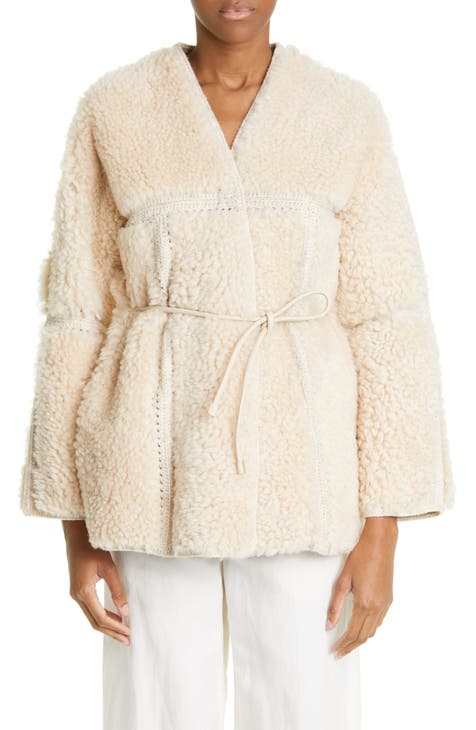 Women's Ivory Fur & Faux Fur Coats | Nordstrom