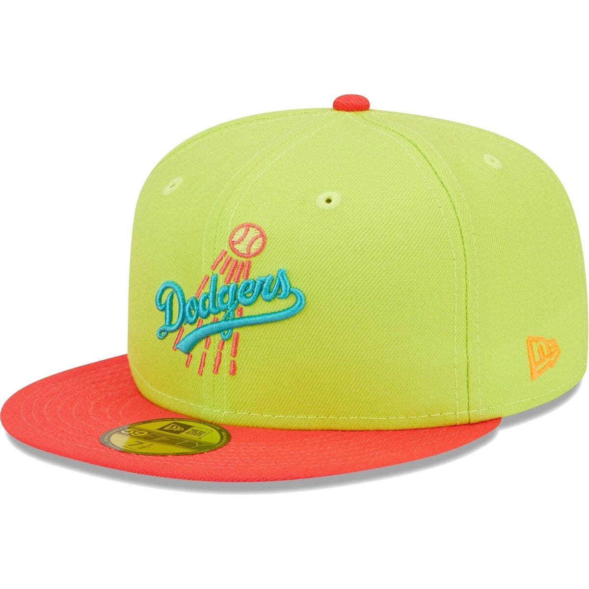 New Era Men's New Era Green/Red Los Angeles Dodgers Cyber Highlighter ...