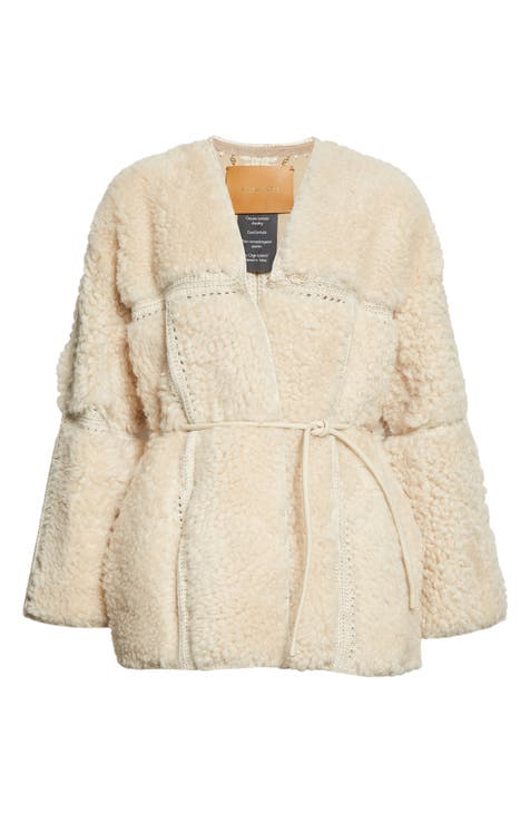 Women's Ivory Fur & Faux Fur Coats | Nordstrom