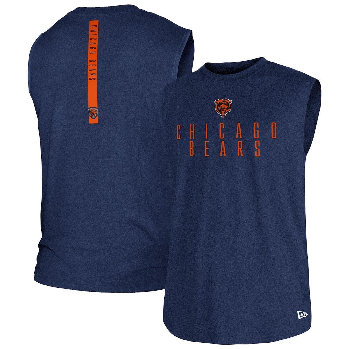 New Era Men's New Era Navy Chicago Bears Team Muscle Tank Top | Nordstrom
