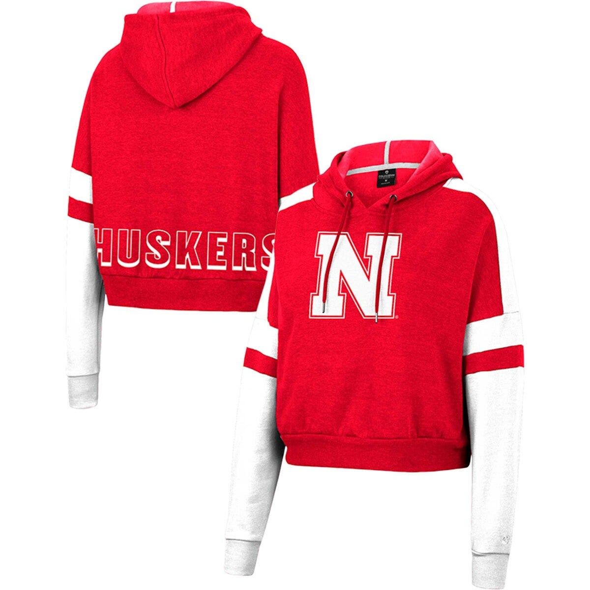 COLOSSEUM Women's Colosseum Scarlet Nebraska Huskers Throwback Stripe ...