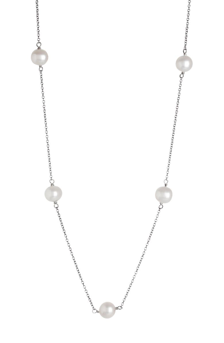 Splendid Pearls 6 7mm Freshwater Pearl Station Necklace Nordstromrack