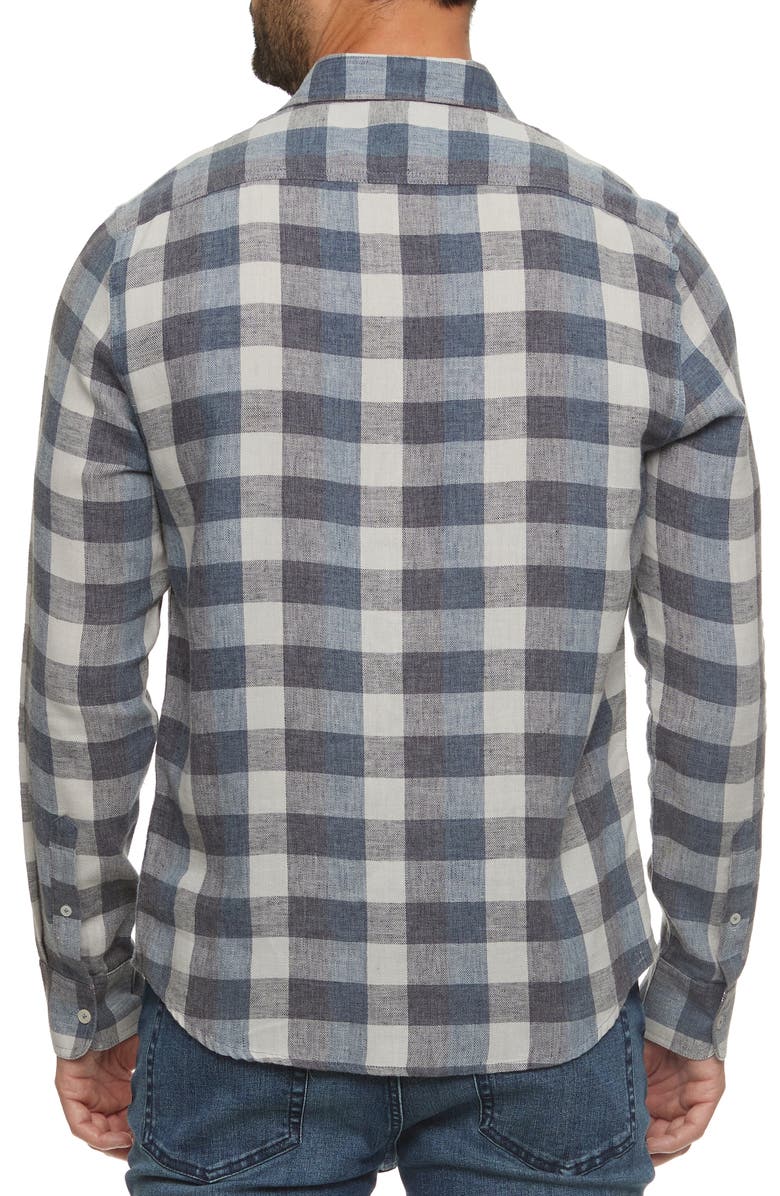 FLAG AND ANTHEM Spencerport Heathered Check Long Sleeve Shirt ...