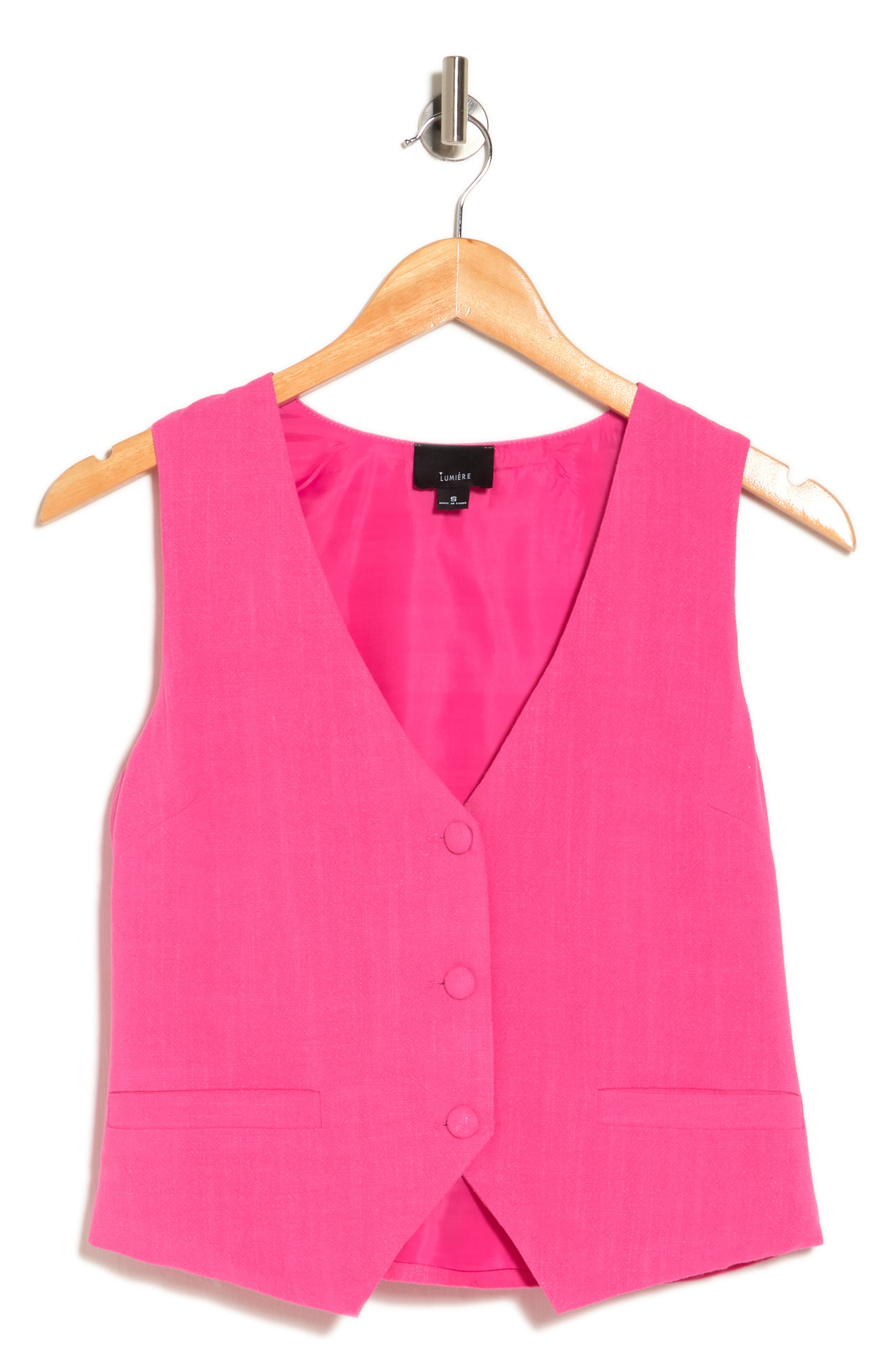 LUMIERE V-Neck Crop Vest | Nordstromrack