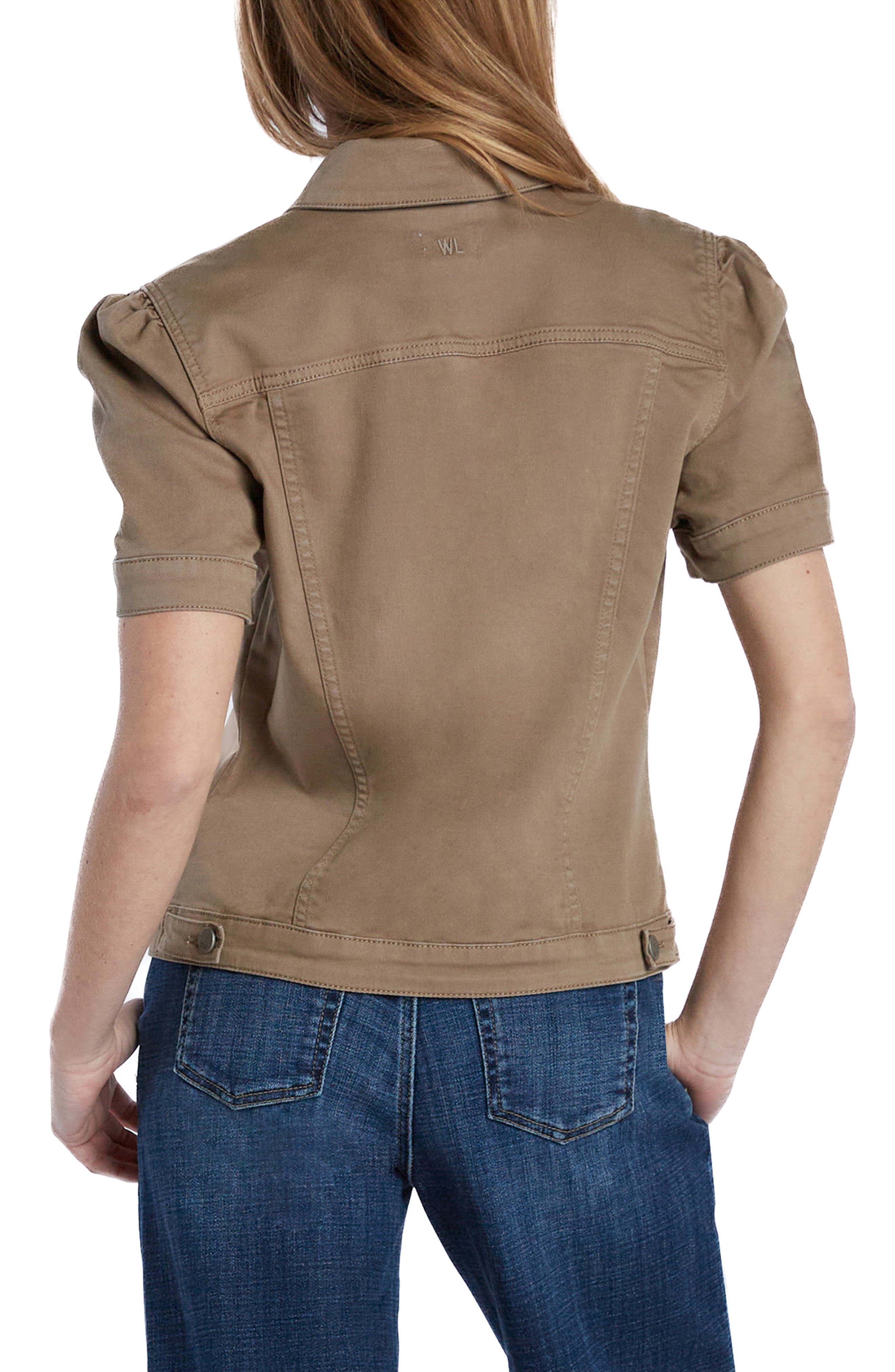 Wash Lab Denim Puff Sleeve Denim Jacket | Nordstrom