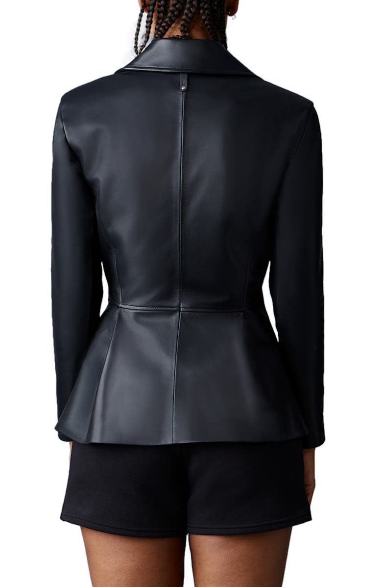 Mackage Day Peplum Leather Jacket | Nordstrom