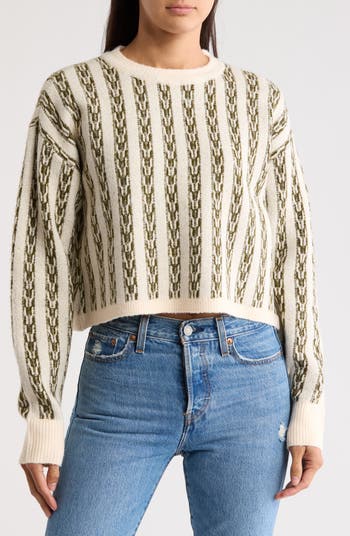 Vigoss Crewneck Cable Knit Sweater | Nordstromrack