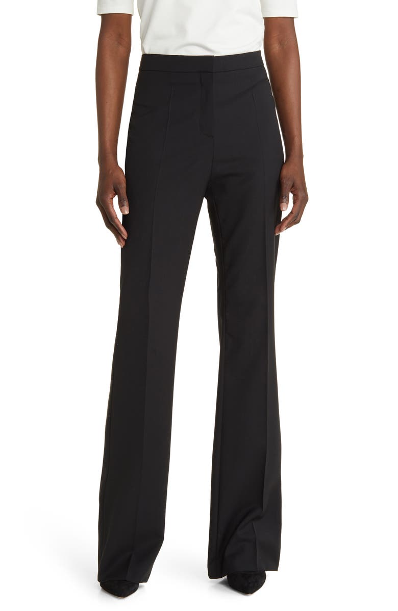 BOSS Tuleah Wool Flare Pants | Nordstrom