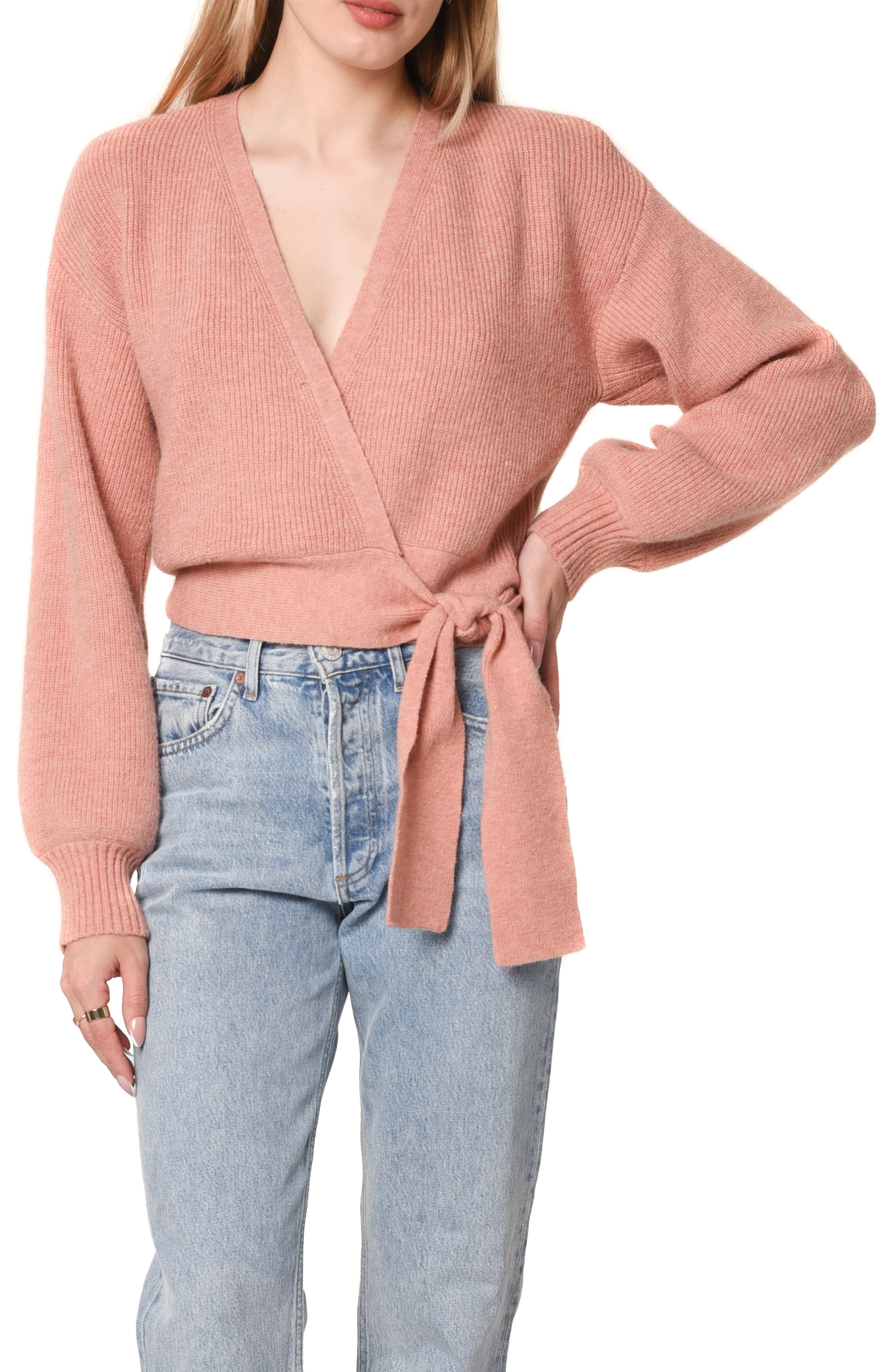 WAYF Sterling Wrap Sweater | Nordstrom