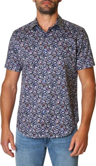 Robert Graham Conley Short Sleeve Woven Button-Up Shirt | Nordstromrack