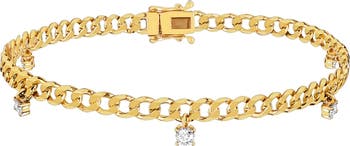 EF Collection Diamond Curb Chain Bracelet | Nordstrom