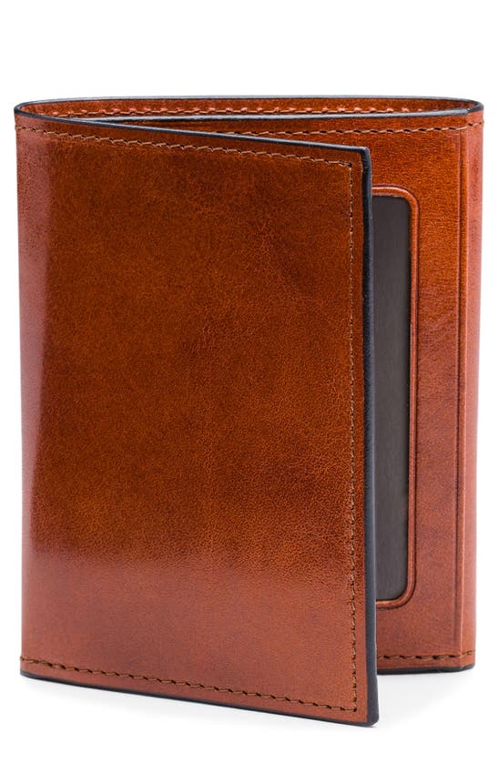 Bosca Leather Rfid Trifold Wallet In Amber | ModeSens