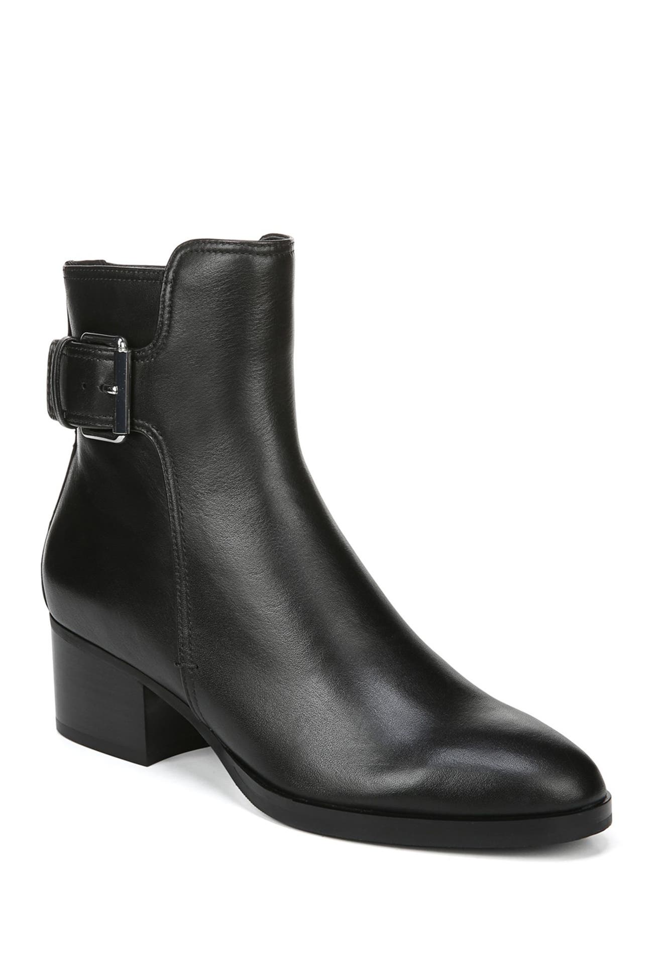 Via Spiga | Ovelle Leather Block Heel Boot | Nordstrom Rack