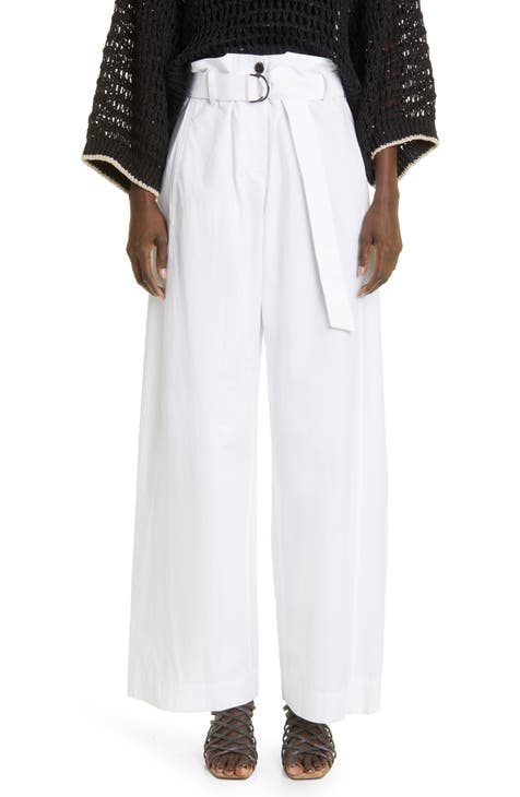 Womens Paperbag Waist High Waisted Pants And Leggings